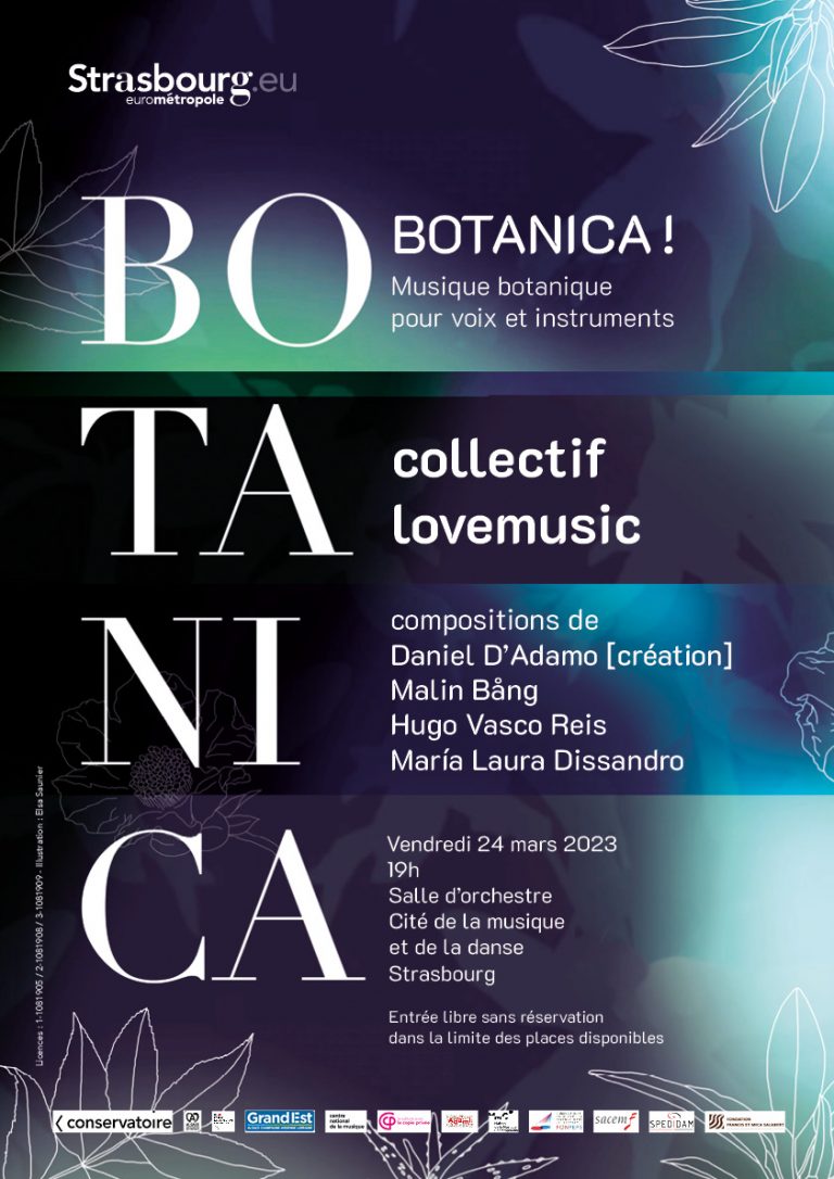 Conservatoire de Strasbourg - concert « Botanica ! », le 24/03/23 ...
